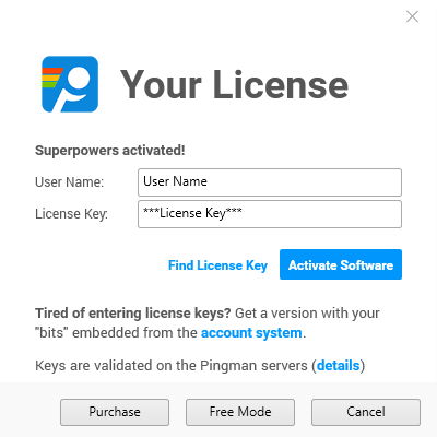 How do I find the license key I’m currently using?